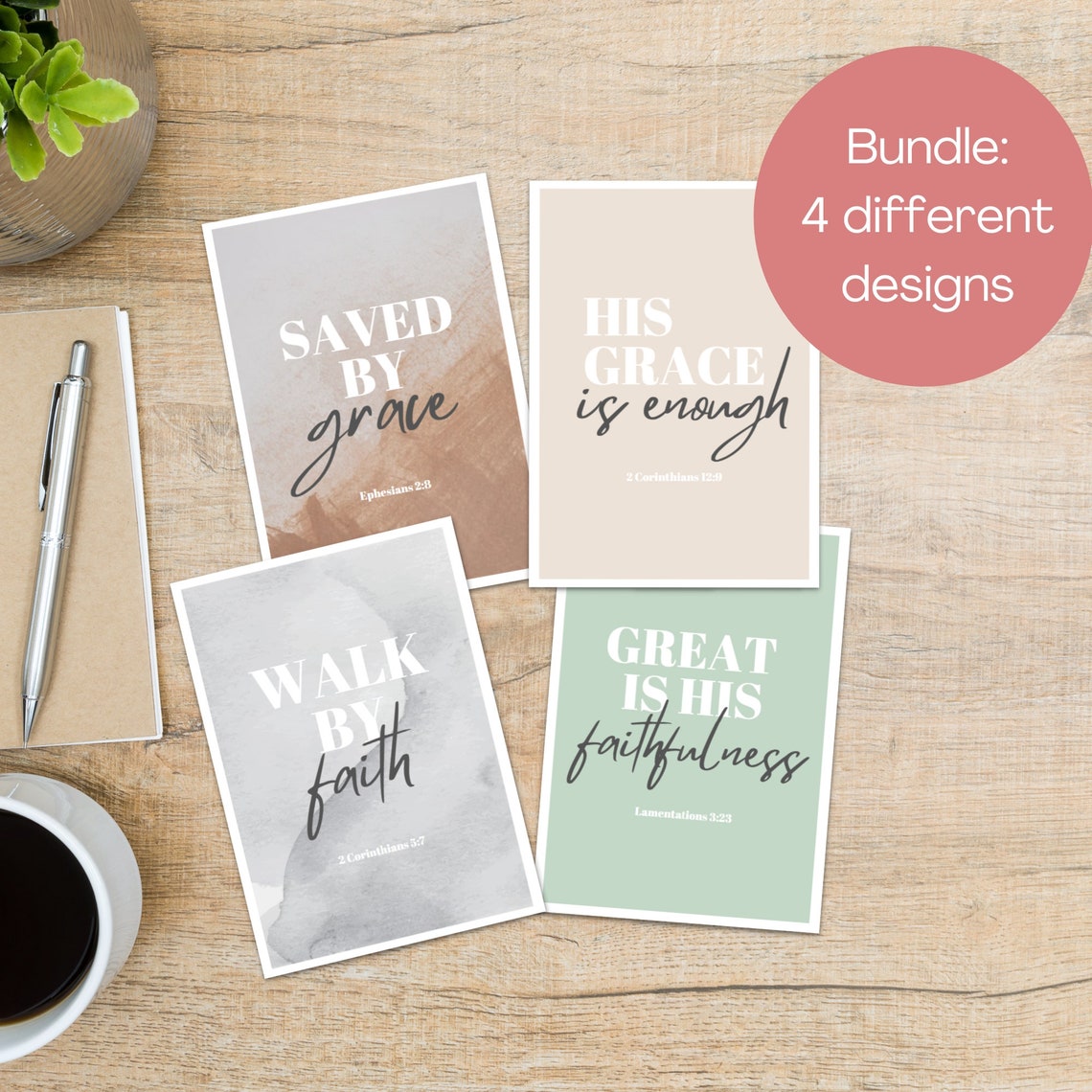 Printable Scripture Greeting Cards Greeting Cards Christian - Etsy