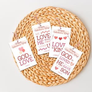 Bible Verse Valentine's Day Gift Tags, Printable Scripture Gift Tags ...