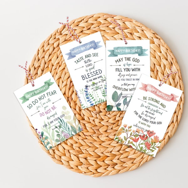 Scripture Tags - Etsy
