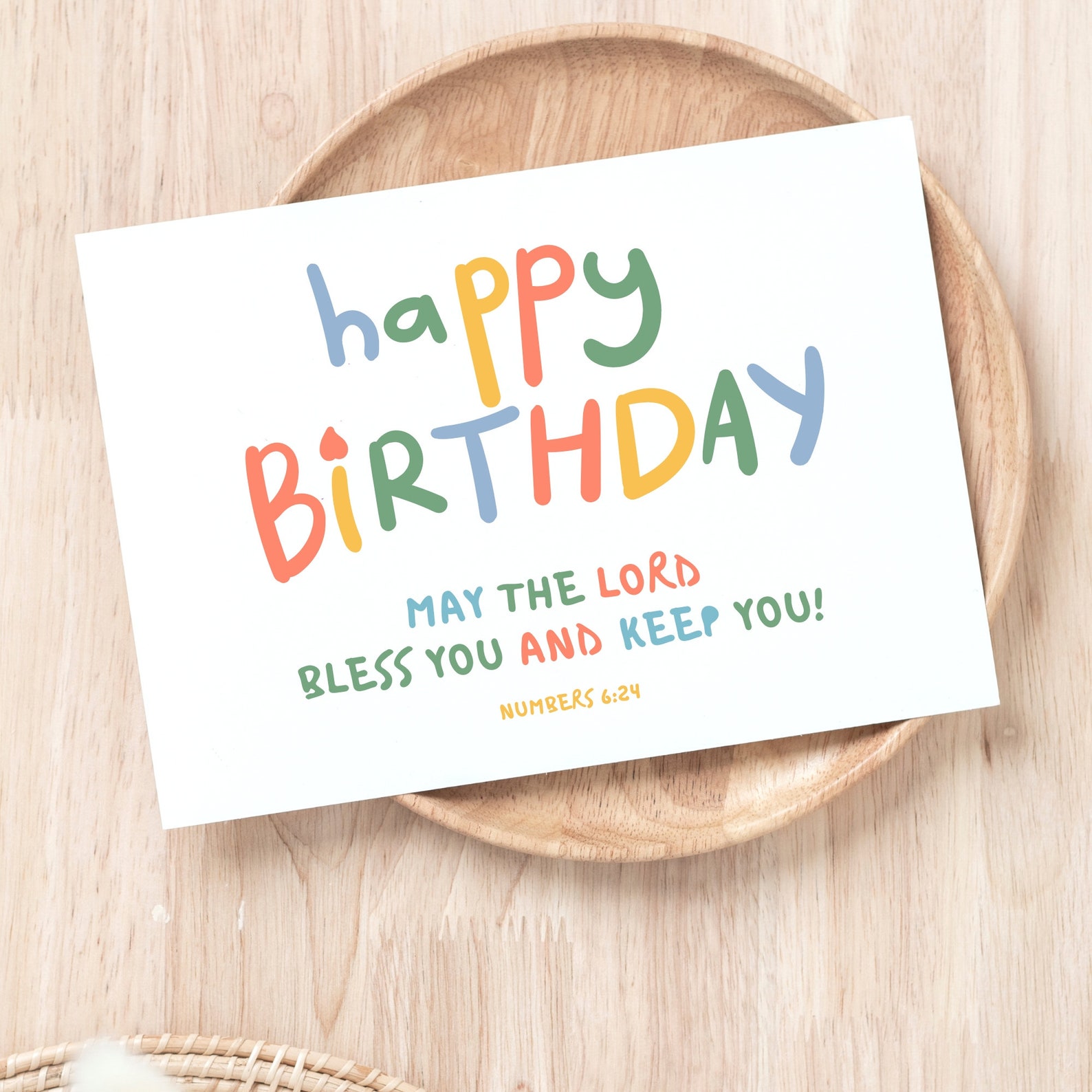 Printable Scripture Birthday Cards, Set of 4 Greeting Cards, Christian ...