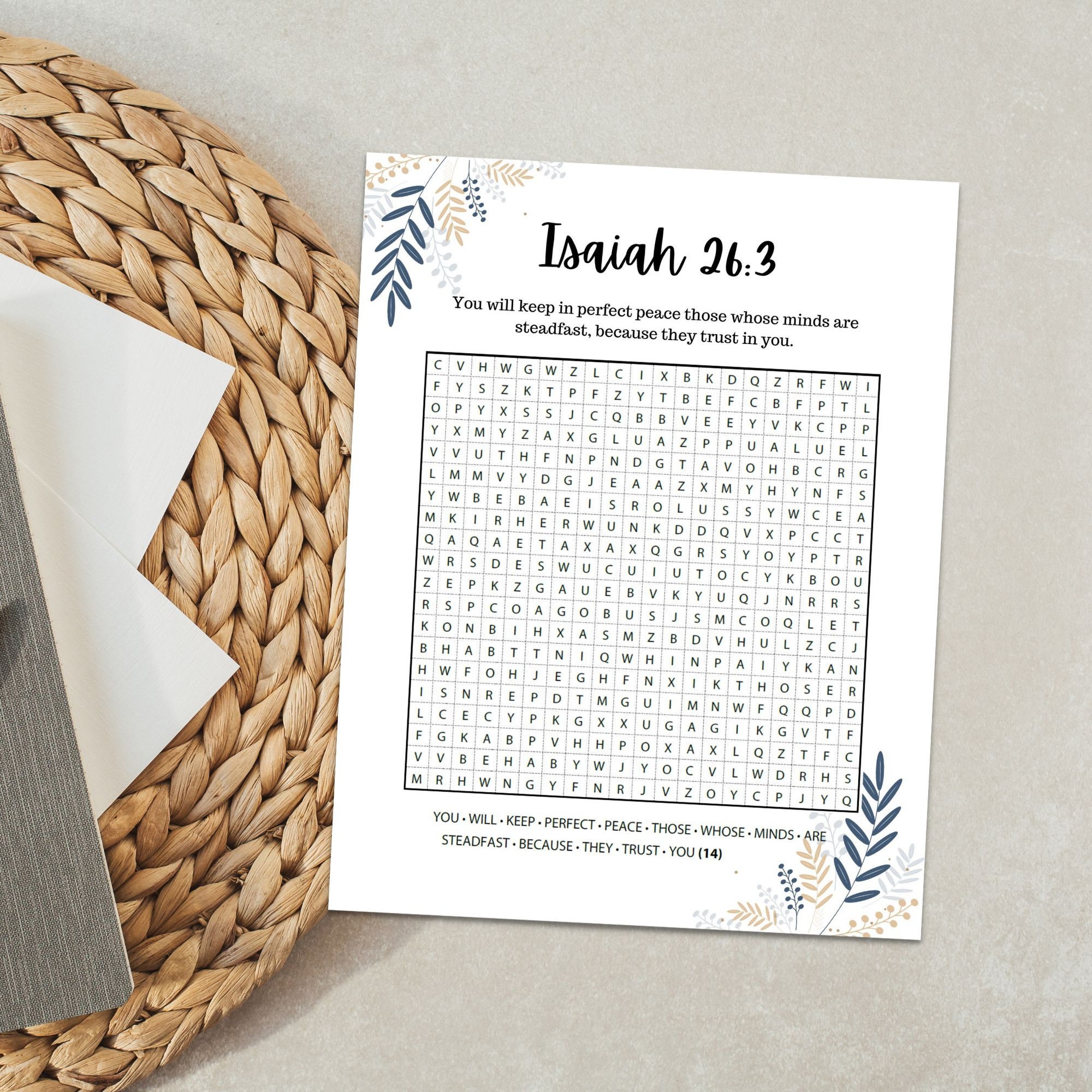 Christian Word Search Puzzle, Bible Verse Word Search 15 Printables ...