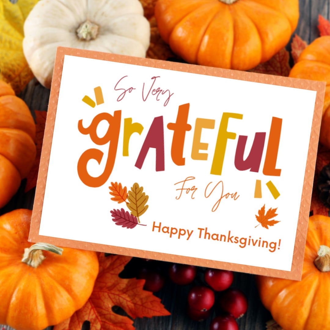 Thanksgiving Printable Scripture Cards, Greeting Grateful for You Cards ...