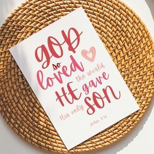 Scripture Valentine Cards, Printable Valentine Cards, Christian ...