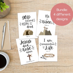 Scripture Easter Cards: Christian Bible Verse Greetings (digital ...