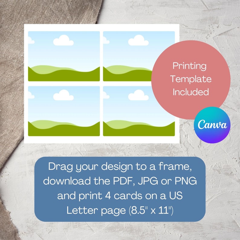 Editable Business Thank You Cards: Canva Template (5x3.5 In) - Etsy