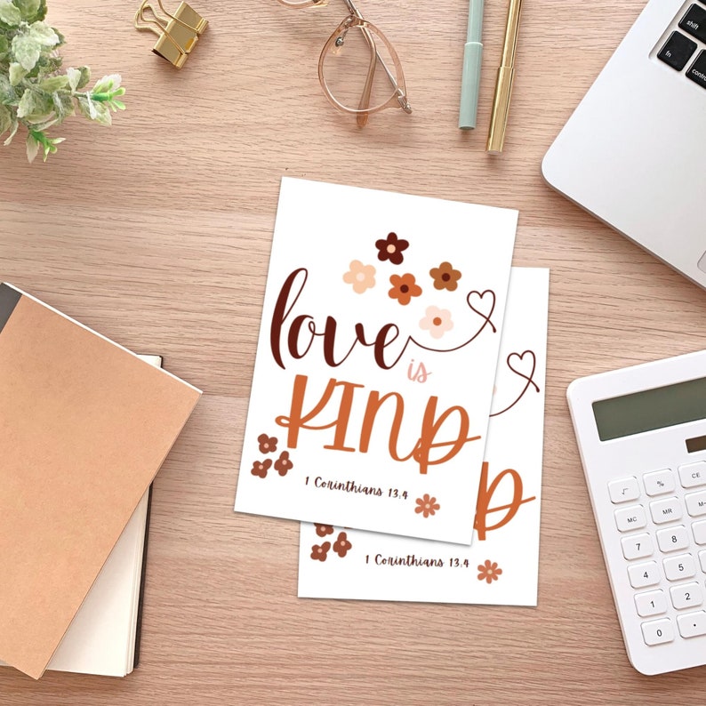 Set of 4 Printable Scripture Valentine Cards Christian - Etsy