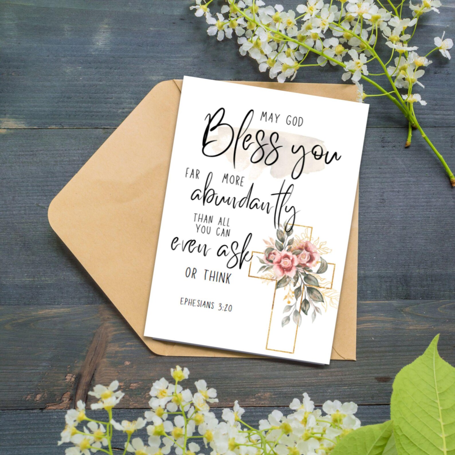 Printable Scripture Birthday Card: Religious Bible Verse (PDF Download ...