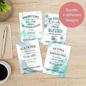Scripture Father's Day Cards, Printable Father's Day Cards, Christian ...