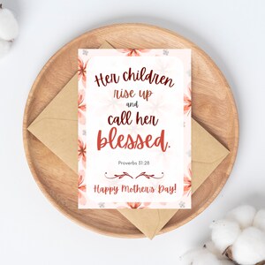 Scripture Mothers Day Cards, Printable Mother's Day Cards, Christian ...