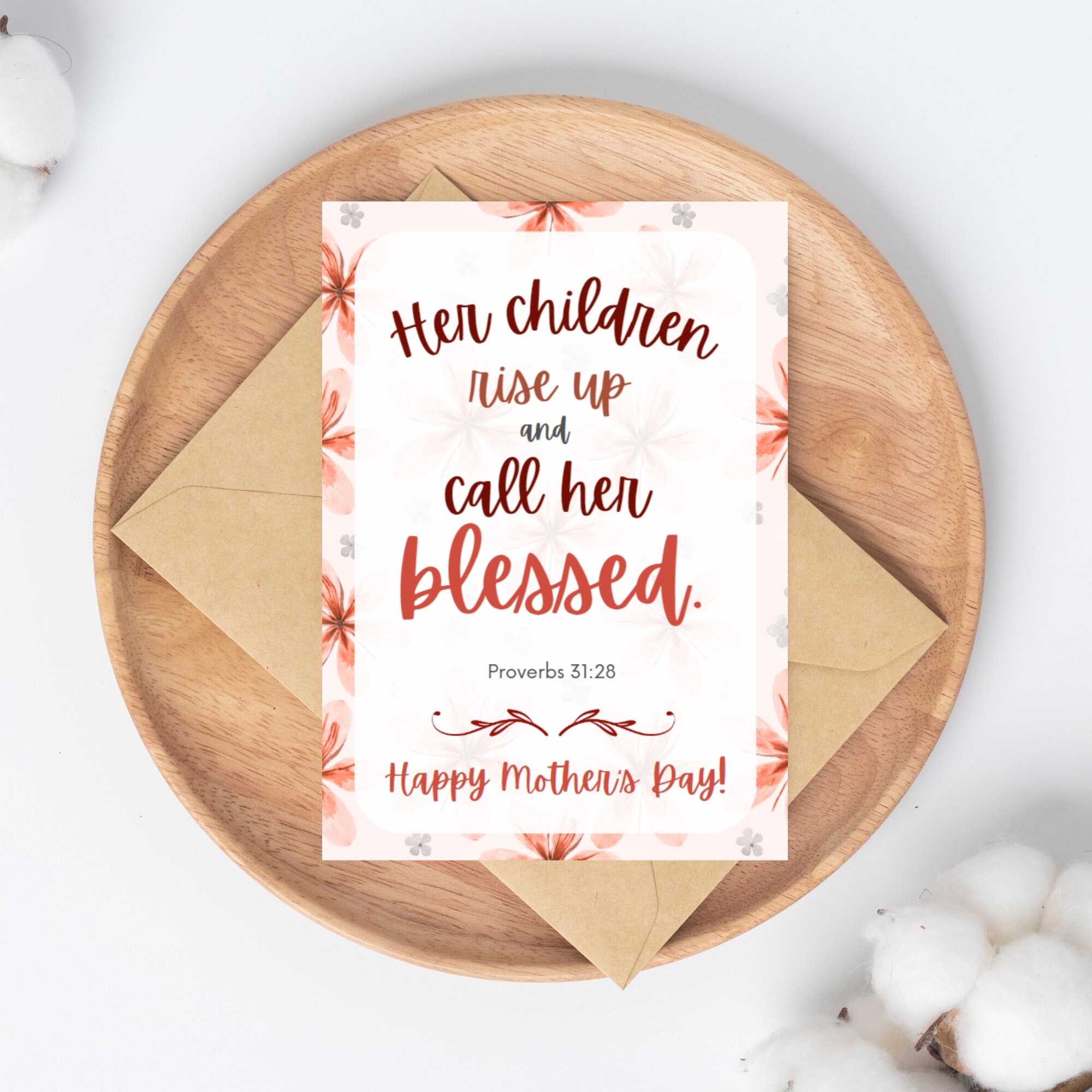 Scripture Mothers Day Cards, Printable Mother's Day Cards, Christian ...