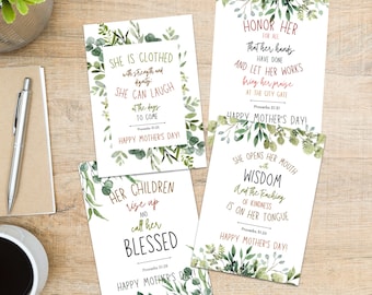 Scripture Mothers Day Cards, Printable Mother's Day Cards, Christian ...