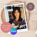 Personalized Graduation Thank You Card Template With Photo (canva ...