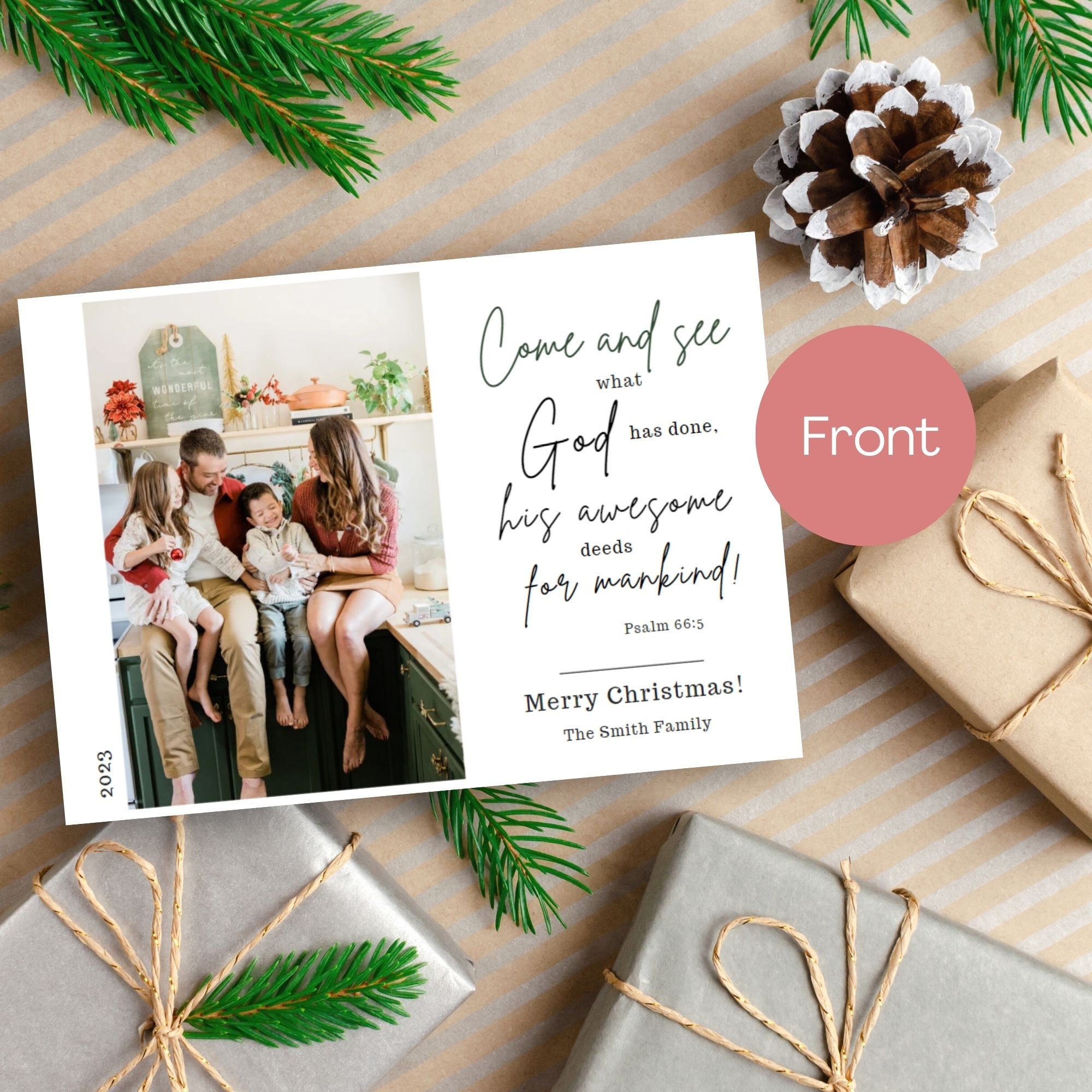 Christian Christmas Cards With Photo, Religious Christmas Card Template ...
