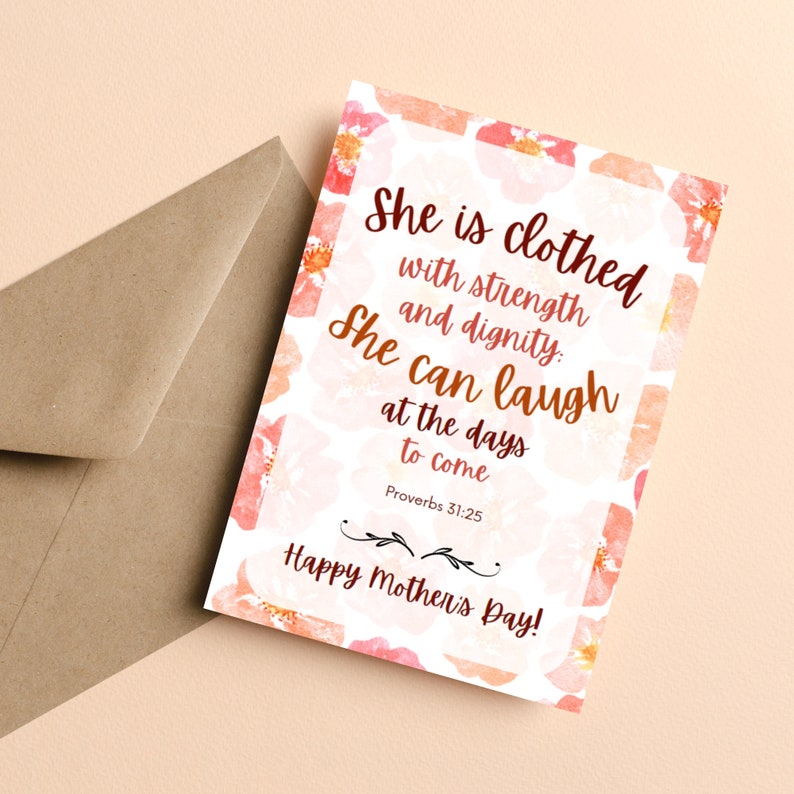 Scripture Mothers Day Cards, Printable Mother's Day Cards, Christian ...