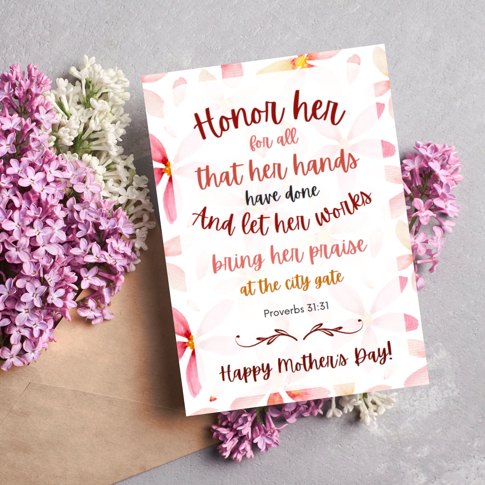 Scripture Mothers Day Cards, Printable Mother's Day Cards, Christian ...
