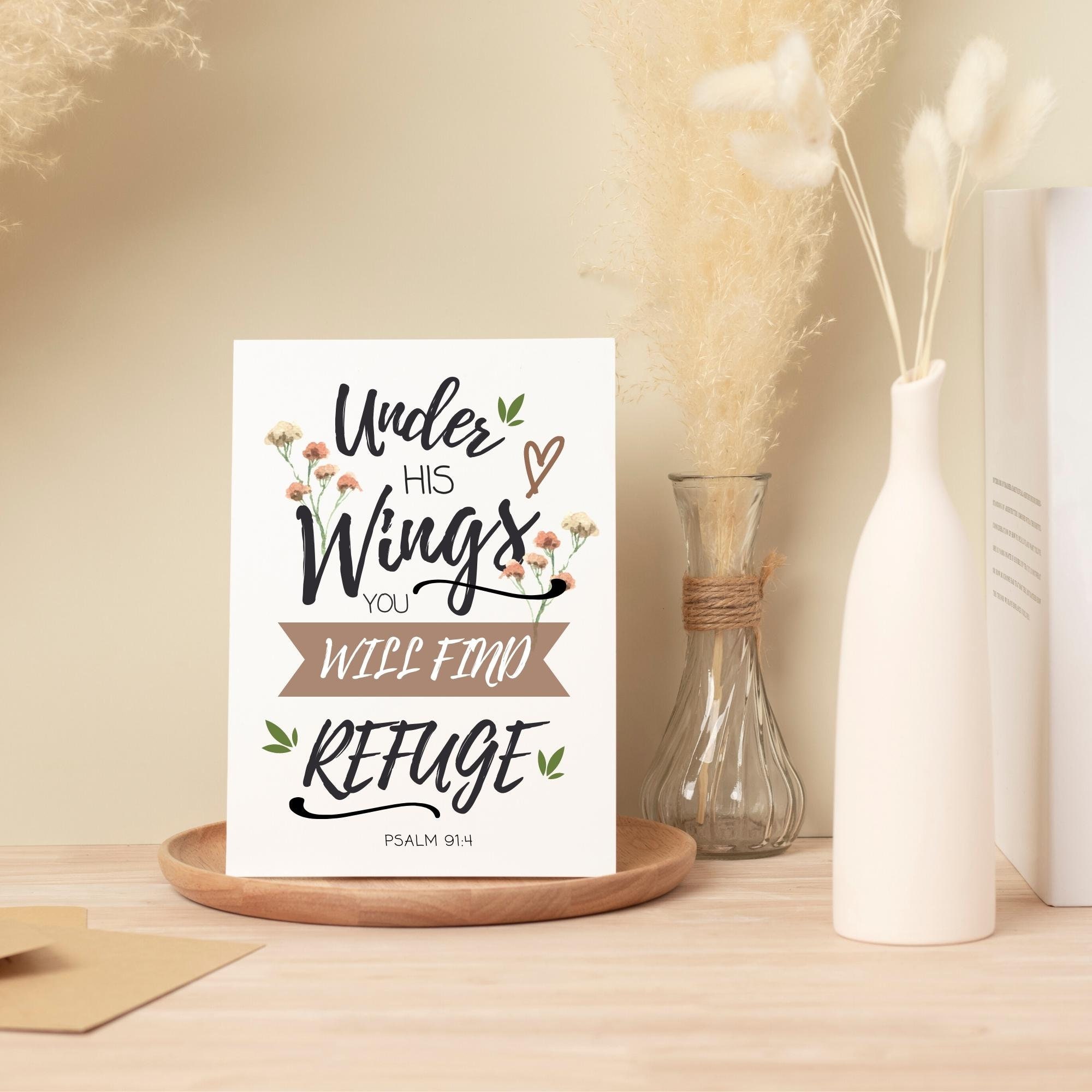 Printable Scripture Greeting Cards: Christian Bible Verse (instant ...