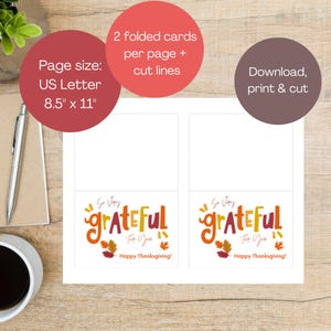 Thanksgiving Printable Scripture Cards, Greeting Grateful for You Cards ...