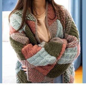 Patchwork Cardigan - Etsy