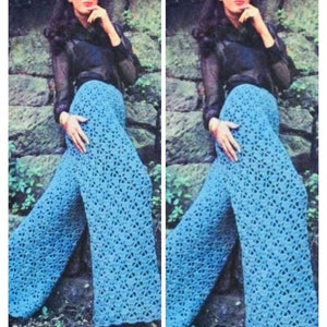 Crochet Lace Pants Pattern (PDF Pattern): 24-26in Waist - Etsy