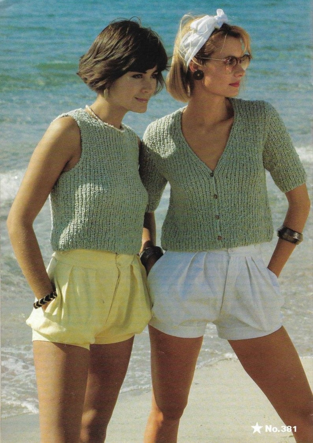 Top Knitting Pattern , Ladies Top Knitting Pattern PDF Cotton DK Pdf ...