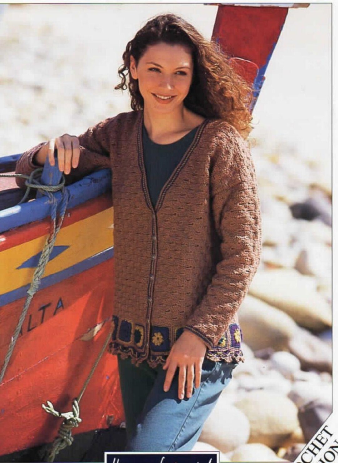 Crochet Cardigan Jacket Women Pattern Pdf Instant Download DK Yarn Pdf ...