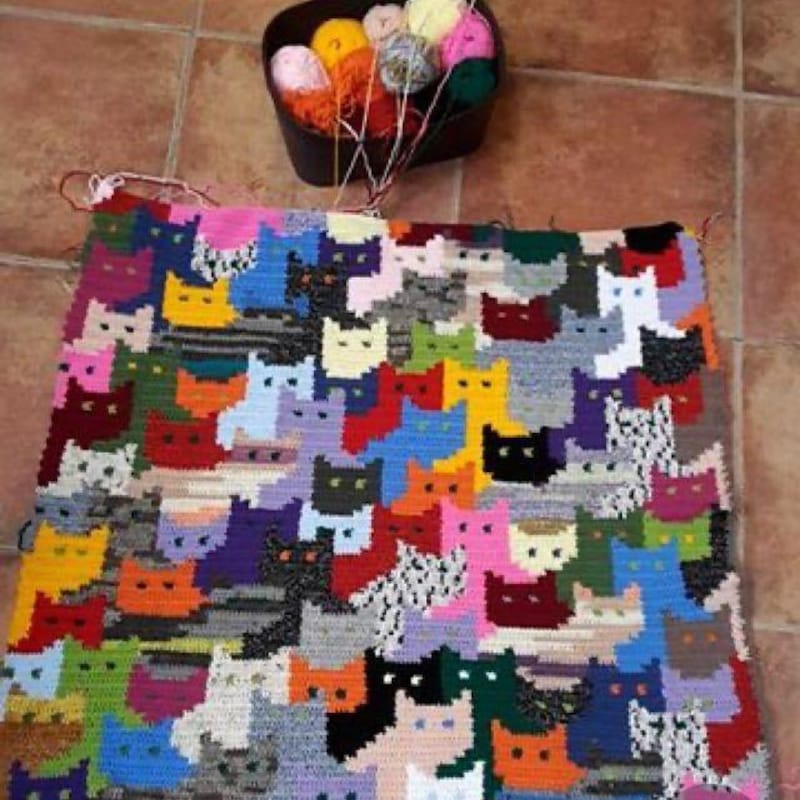 Crochet Single Bedspread - Etsy UK