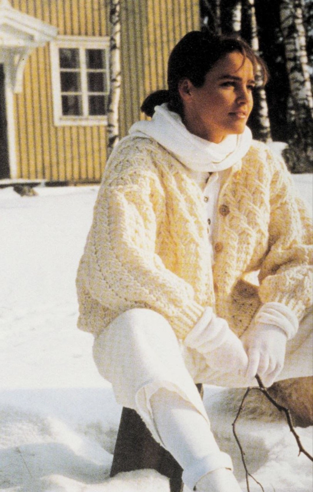 Cardigan Crochet Pattern, Aran Crochet Cardigan, Cable Crochet Cardigan ...