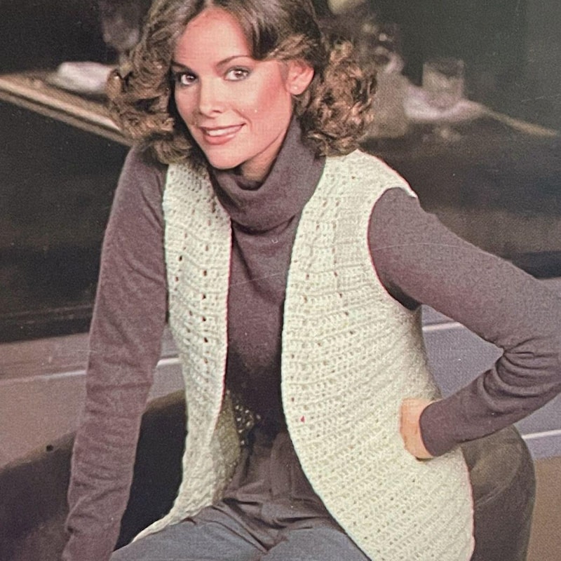 Women Long Crochet Vest - Etsy