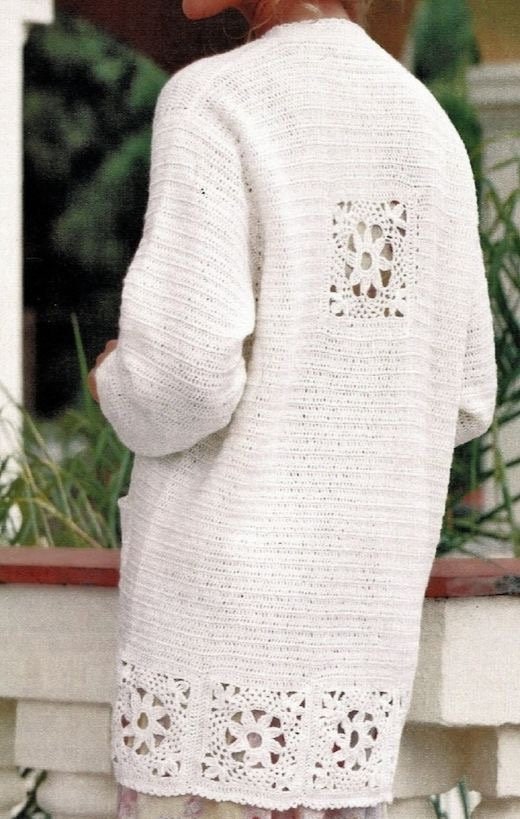 Cardigan Crochet Pattern Ladies Cardigan Crochet Lace - Etsy