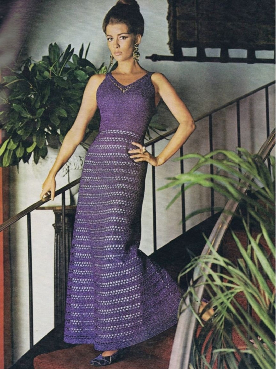 Dress Crochet Pattern, Crochet Long Dress, Crochet Lace Dress Pattern ...