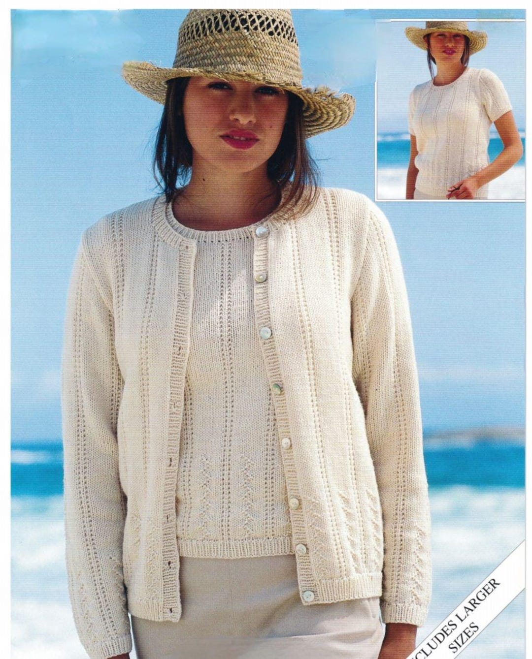 Lace Cardigan Knitting Pattern: Simple Summer Jacket (PDF Download) - Etsy