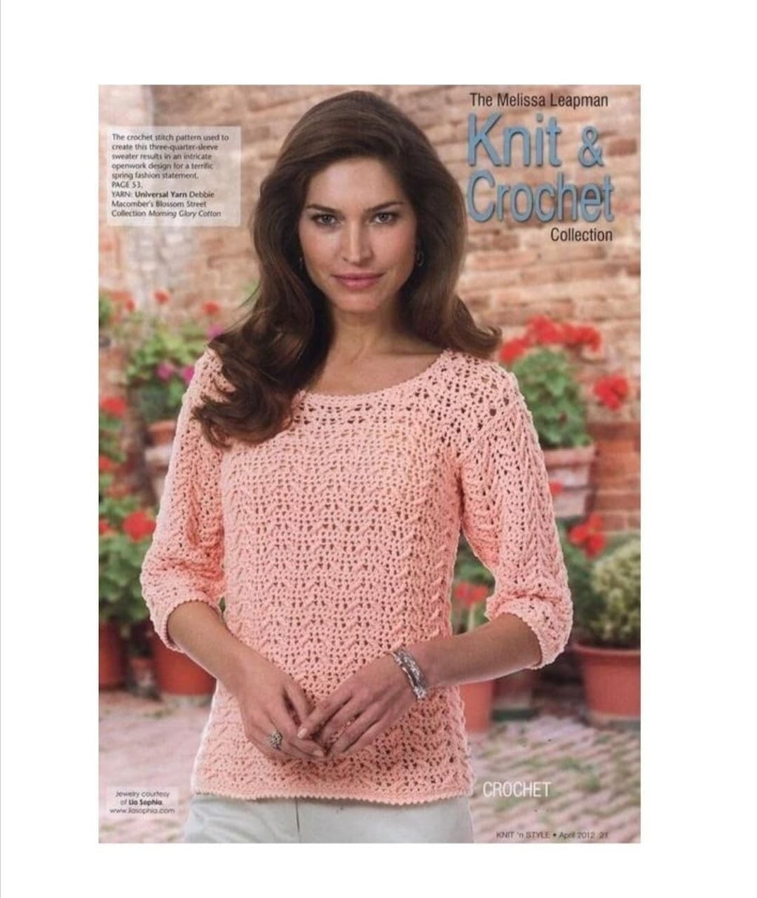Top Crochet, Summer Sweater Crochet Pattern, Women Ladies Lace Top ...