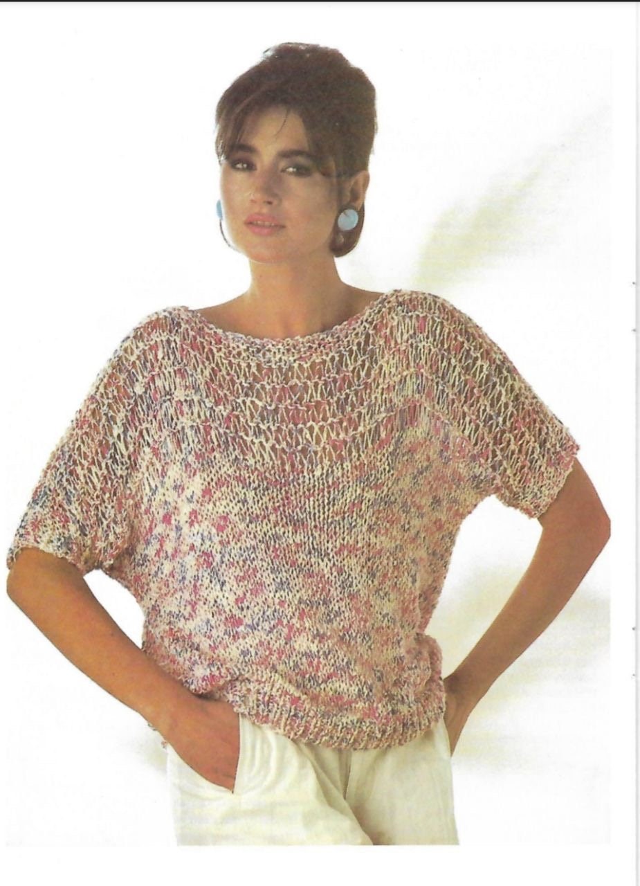 Summer Sweater Knitting Pattern: Women's Knit PDF (digital Download) - Etsy