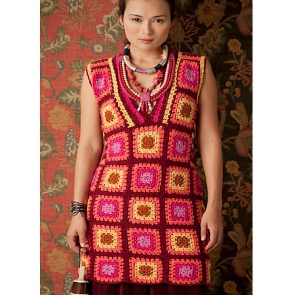 Granny Square Dress - Etsy