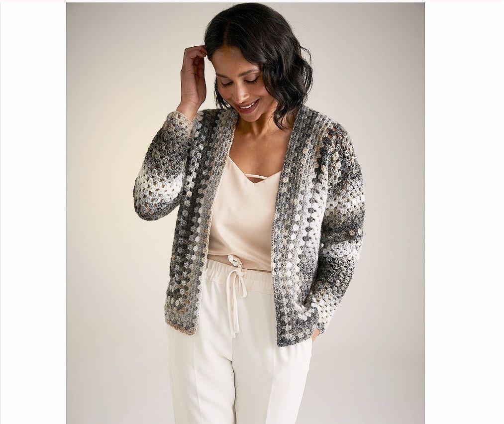 Granny Square Cardigan Crochet Pattern, Easy Stitch (PDF Instant ...