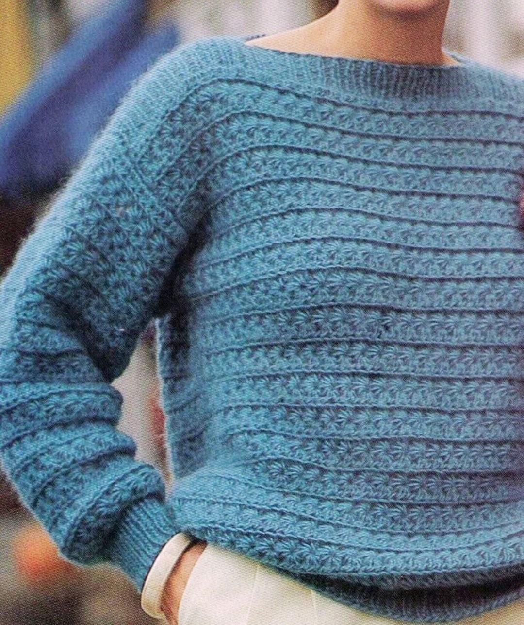 Lace Crochet Sweater Pattern for Women (PDF) - Etsy