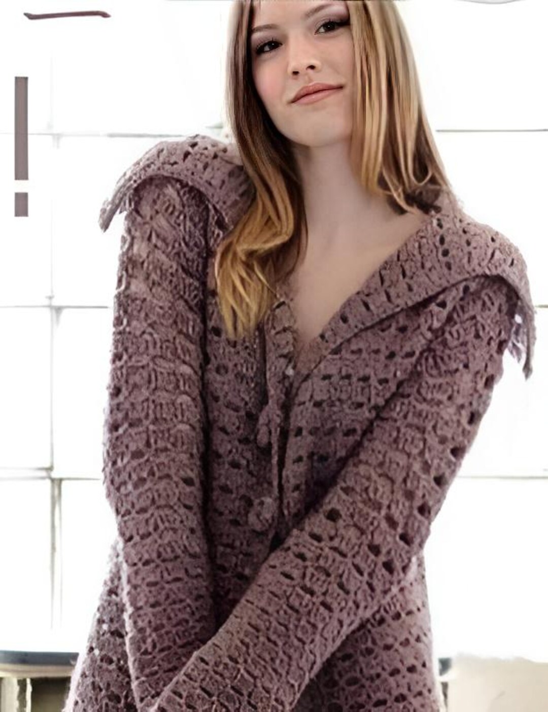 Cardigan Pattern, Lace Cardigan Pattern, Crochet Cardigan Women Instant ...