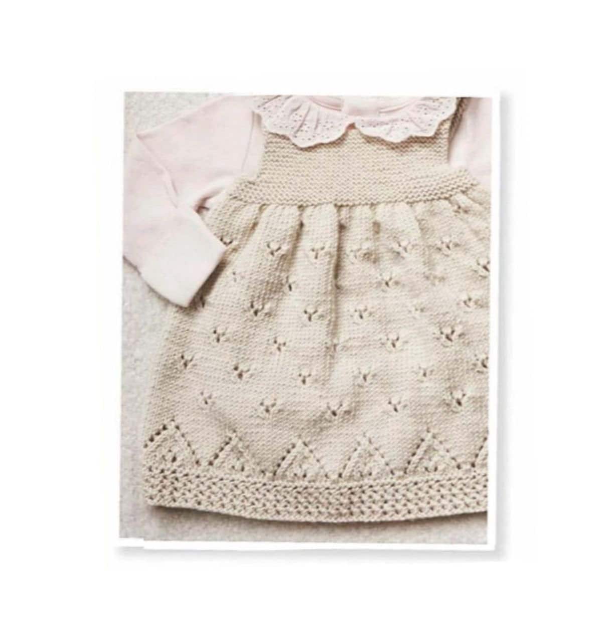 Baby Dress Pattern Knitting Pattern Newborn Baby Dress - Etsy