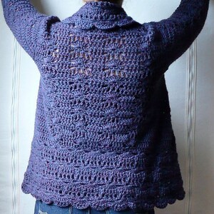Crochet Cardigan Pattern, Shell Cardigan Crochet, Summer Cardigan ...