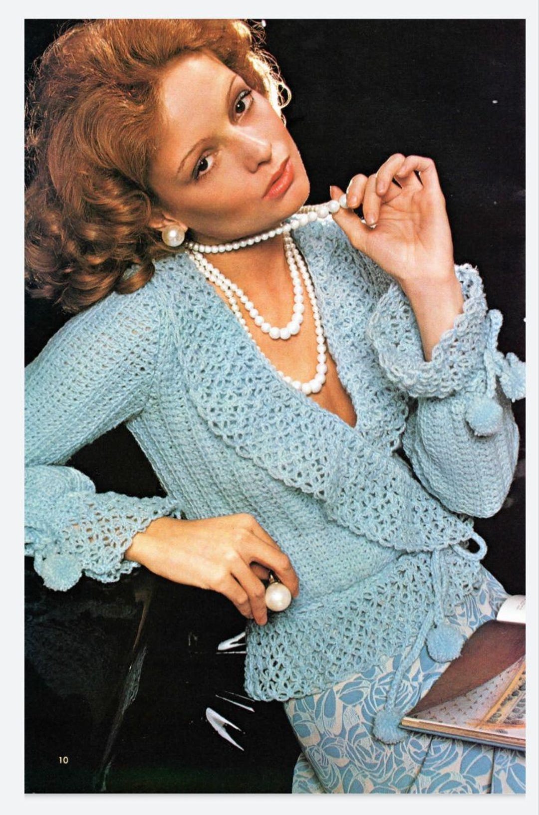 Cardigan Crochet Pattern, Lace Crochet Women Cardigan, Collar Summer ...