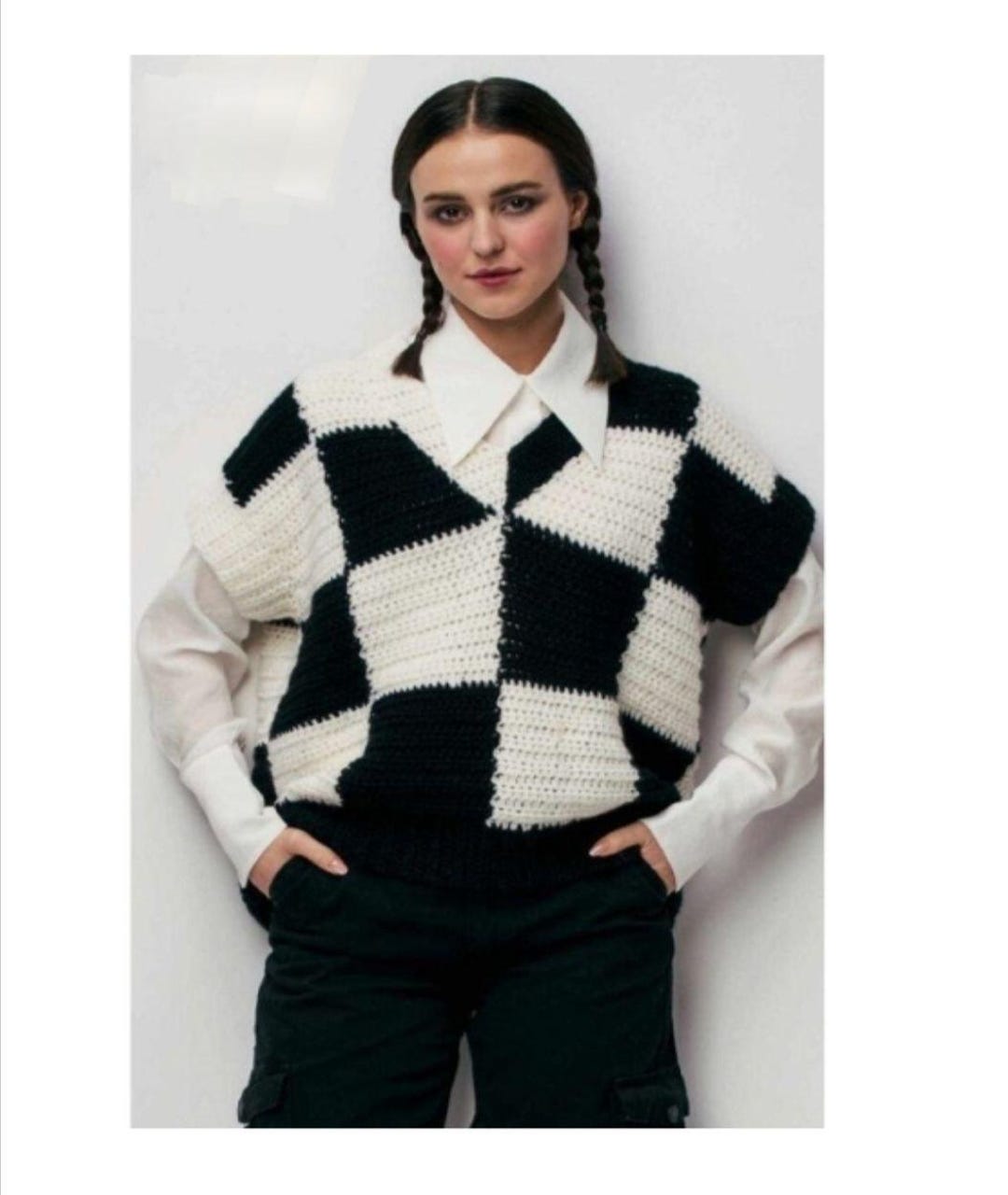 Vest Crochet Pattern, Patchwork Vest Crochet, Easy Pattern Vest ...
