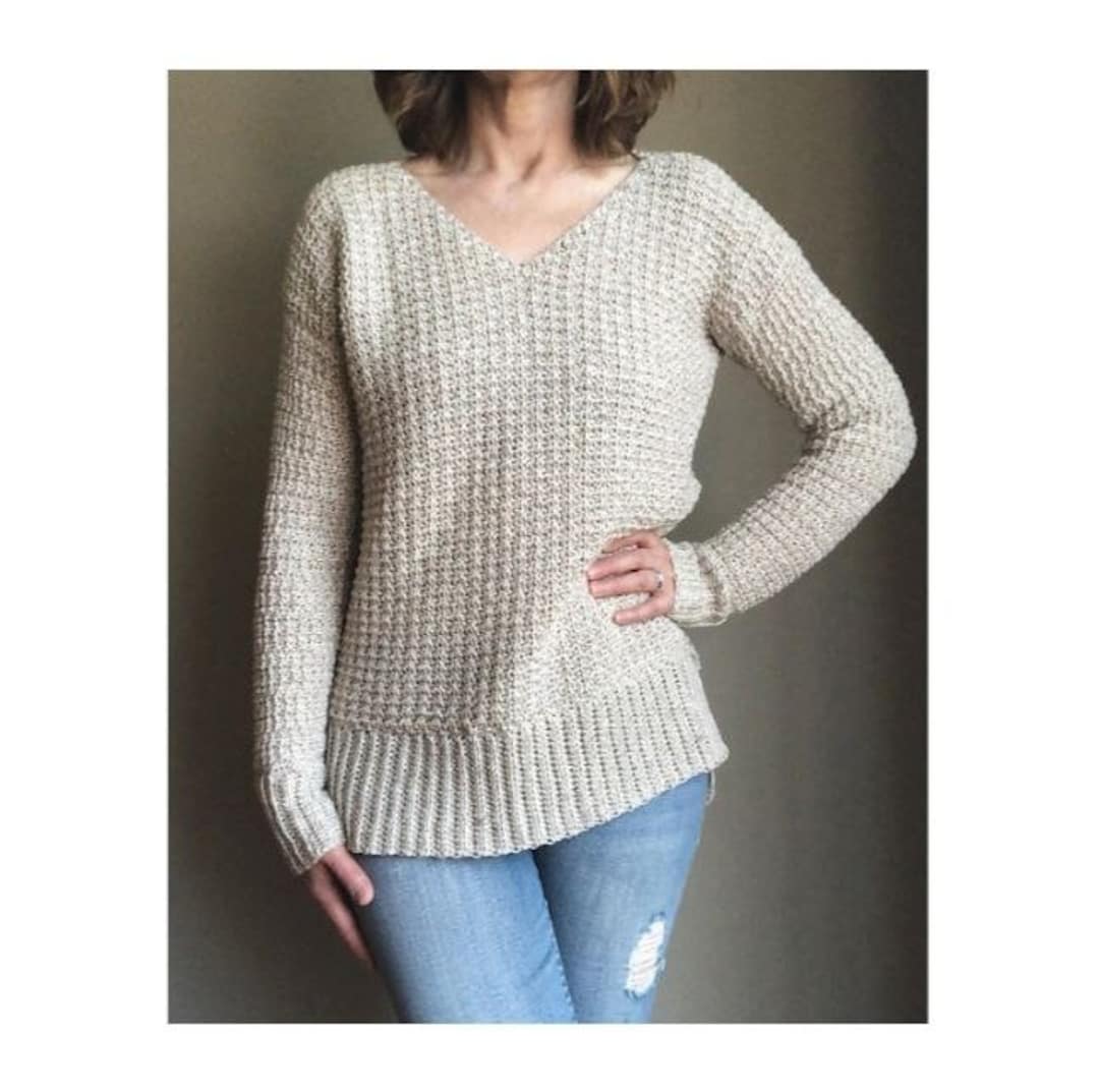 Crochet Sweater Pdf Pattern Crochet Long Sweater Pattern: Women's Sizes ...