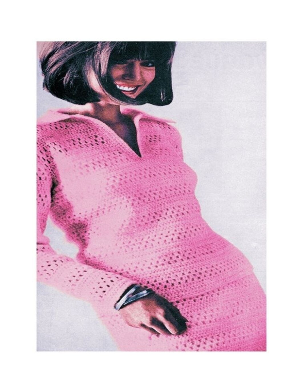 Vintage Crochet Suit Pattern: Polo Sweater & Skirt (PDF Download) - Etsy