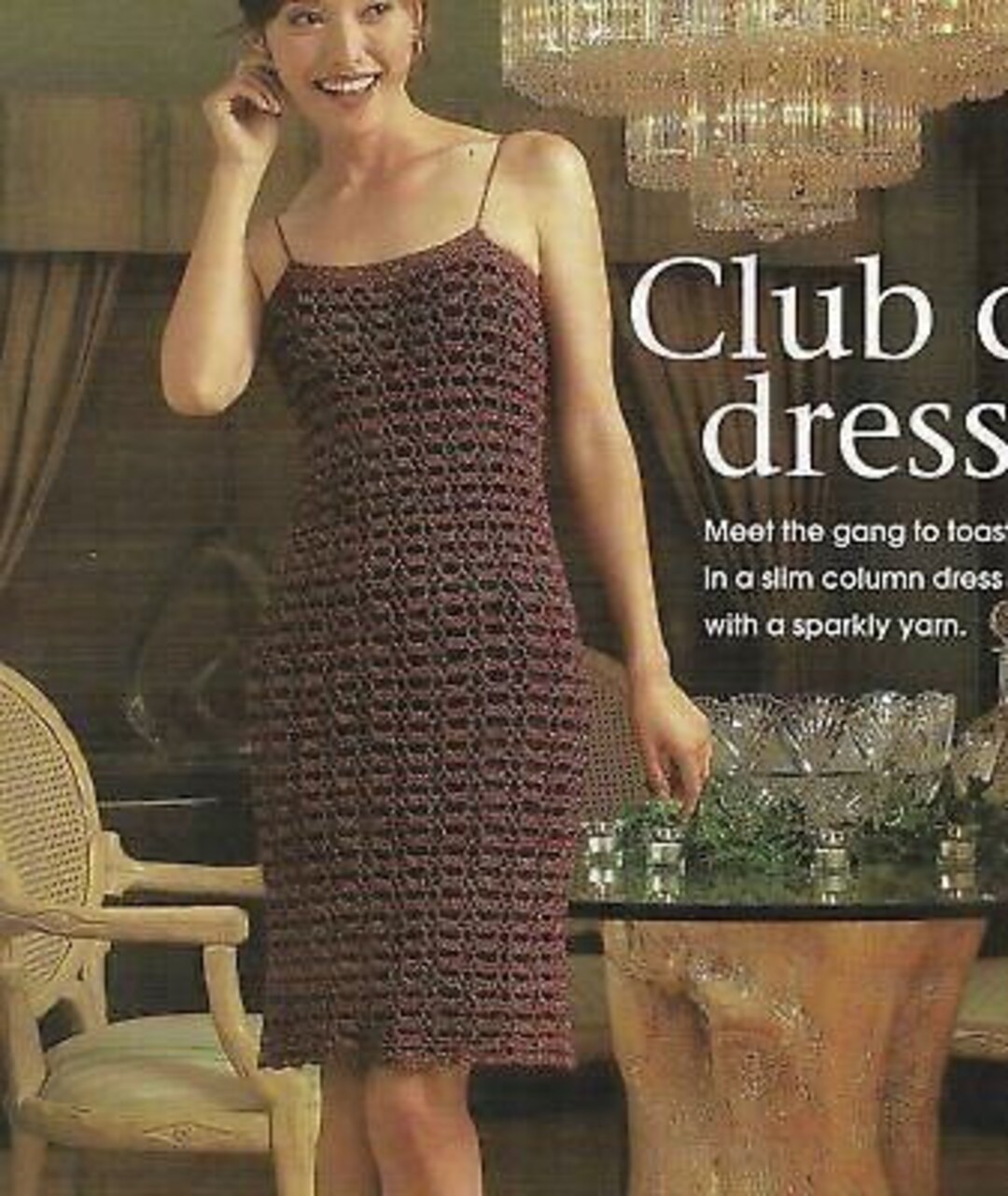 Dress Crochet Pattern, Crochet Pattern Women Dress, Lace Dress Crochet ...