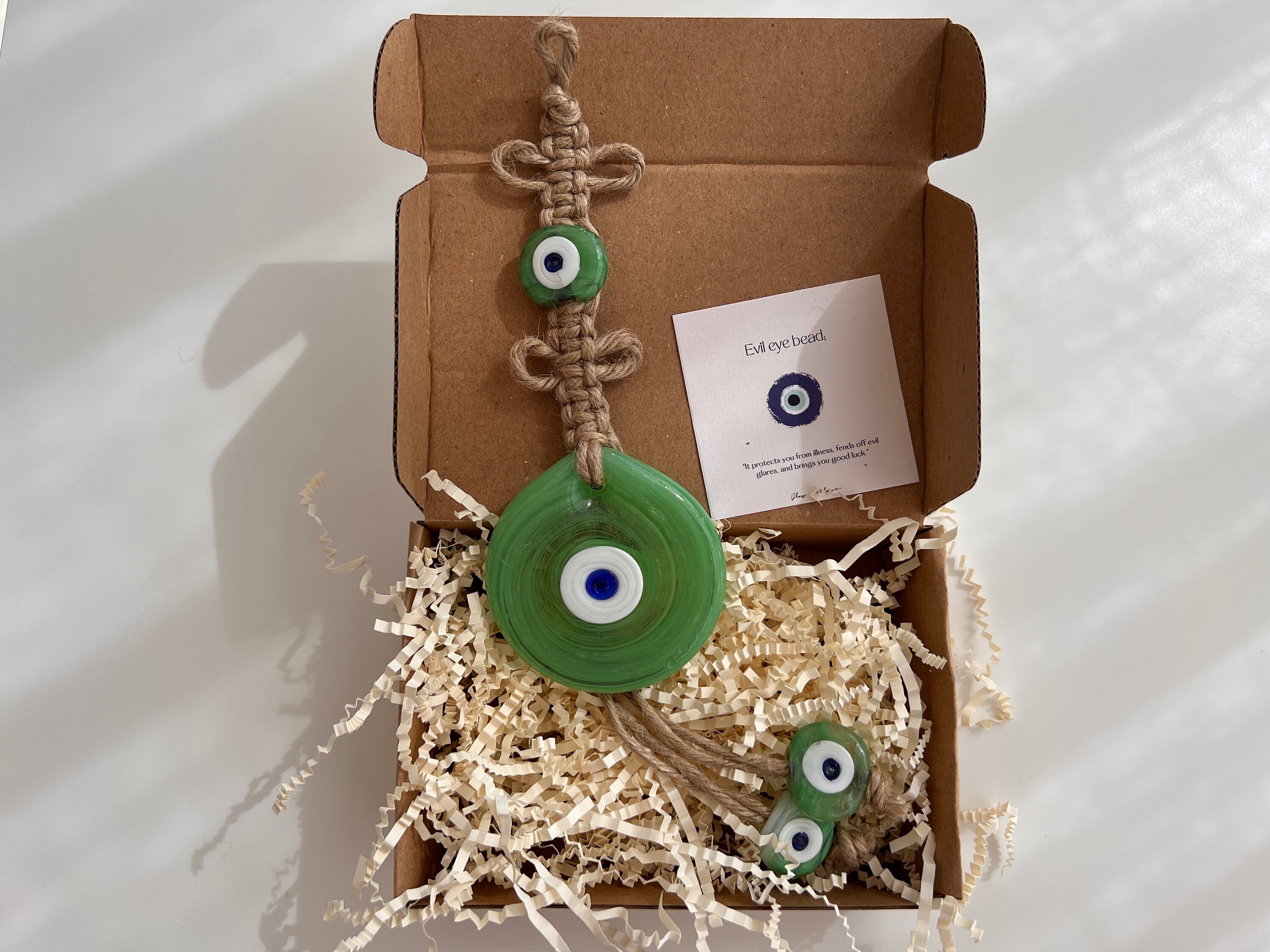 Evil Eye Wall Hanging, House Protection, Protection Charm, Glass Evil ...