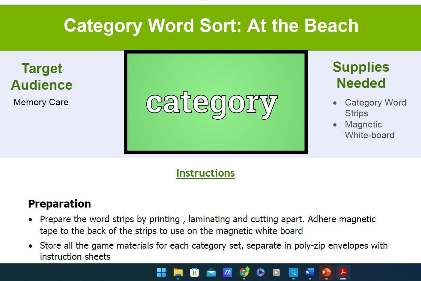 Word Sorting Set 2 - Etsy