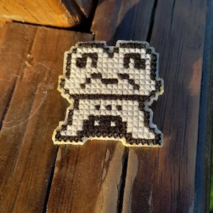 Undertale Froggit Cross Stitch Pin - Etsy