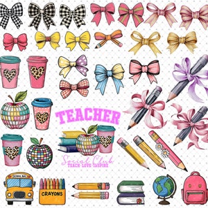 Back to School PNG, Teacher Appreciation PNG, First Day of School Png ...