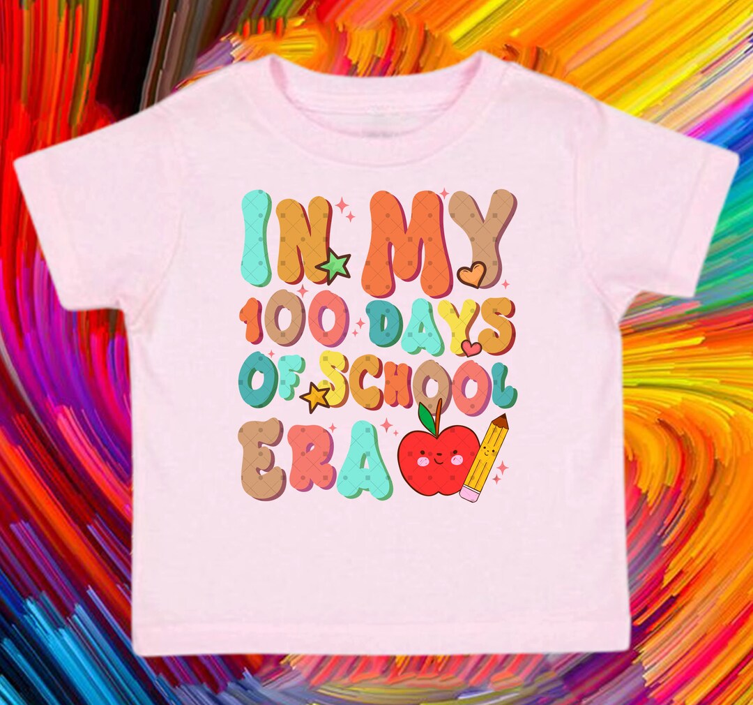 In My 100 Days of School Era PNG - Etsy