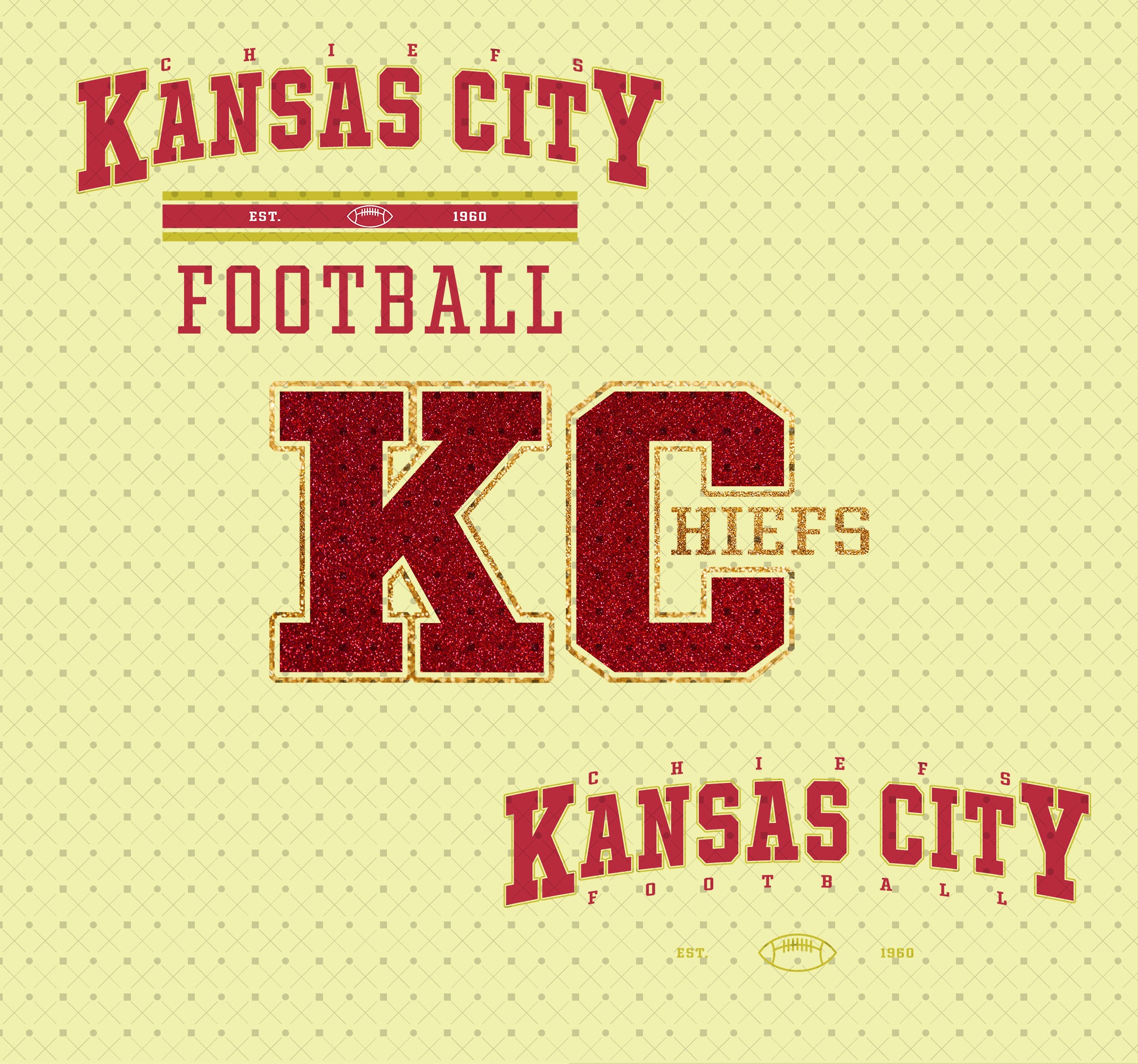 Kansas City Football PNG, Football Team PNG, Vintage Style Png, Sunday ...